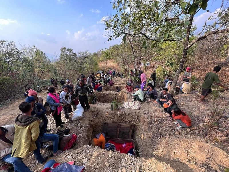 စစ်ကောင်စီဗုံးကြဲတိုက်ခိုက်၍ ချင်းပြည်နယ်ထန်တလန်မြို့နယ်တွင် ၁၀ နှစ