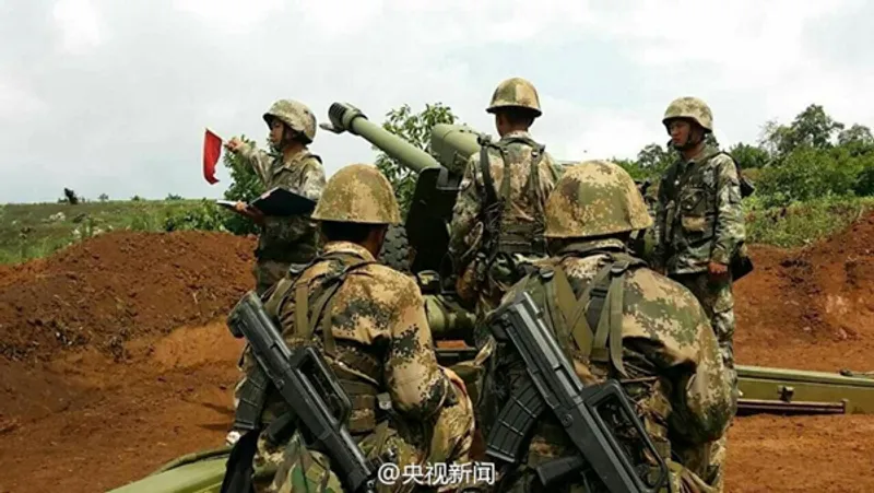 တရုတ် မြန်မာနယ်စပ်တွင် တရုတ်လက်တွေ့စစ်ရေးလေ့ကျင့်မှု နိုဝင်ဘာ ၂၅ ရက်နေ့