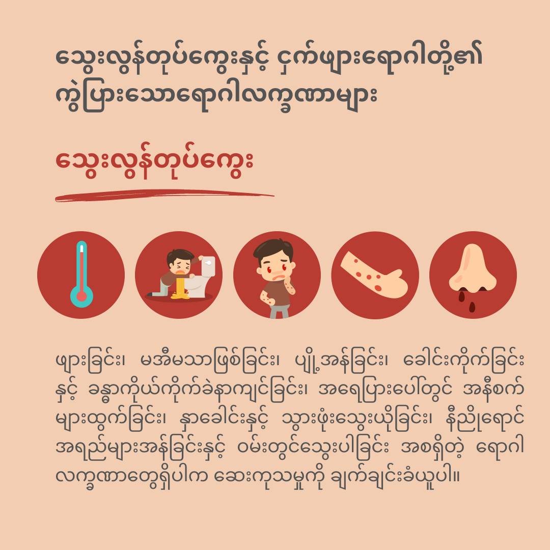 မိုခါမုန်တိုင်းအလွန် ရခိုင်တွင် သွေးလွန်တုတ်ကွေး အဖြစ်များနေ