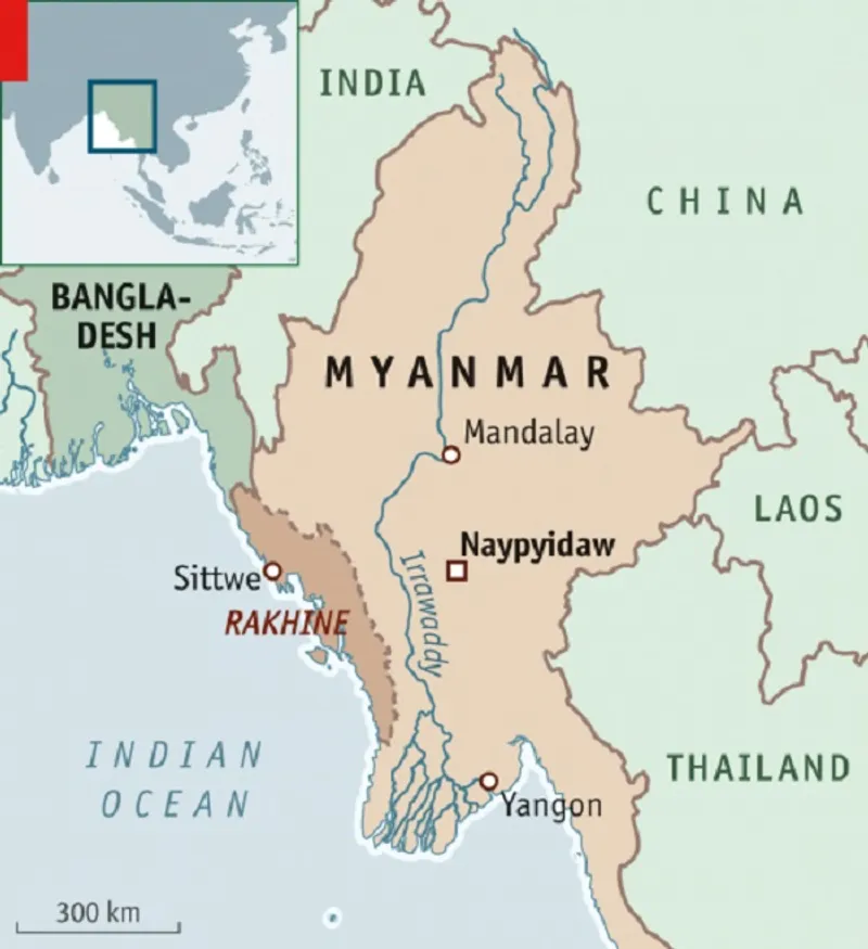 ၂၀၂၄ ခုနစ် မတ်လ ၁ရက်မှ ၁၅ ရက်အတွင်း စစ်ကောင်စီတပ်၏ လက်ချက်ကြောင့် ရခိုင