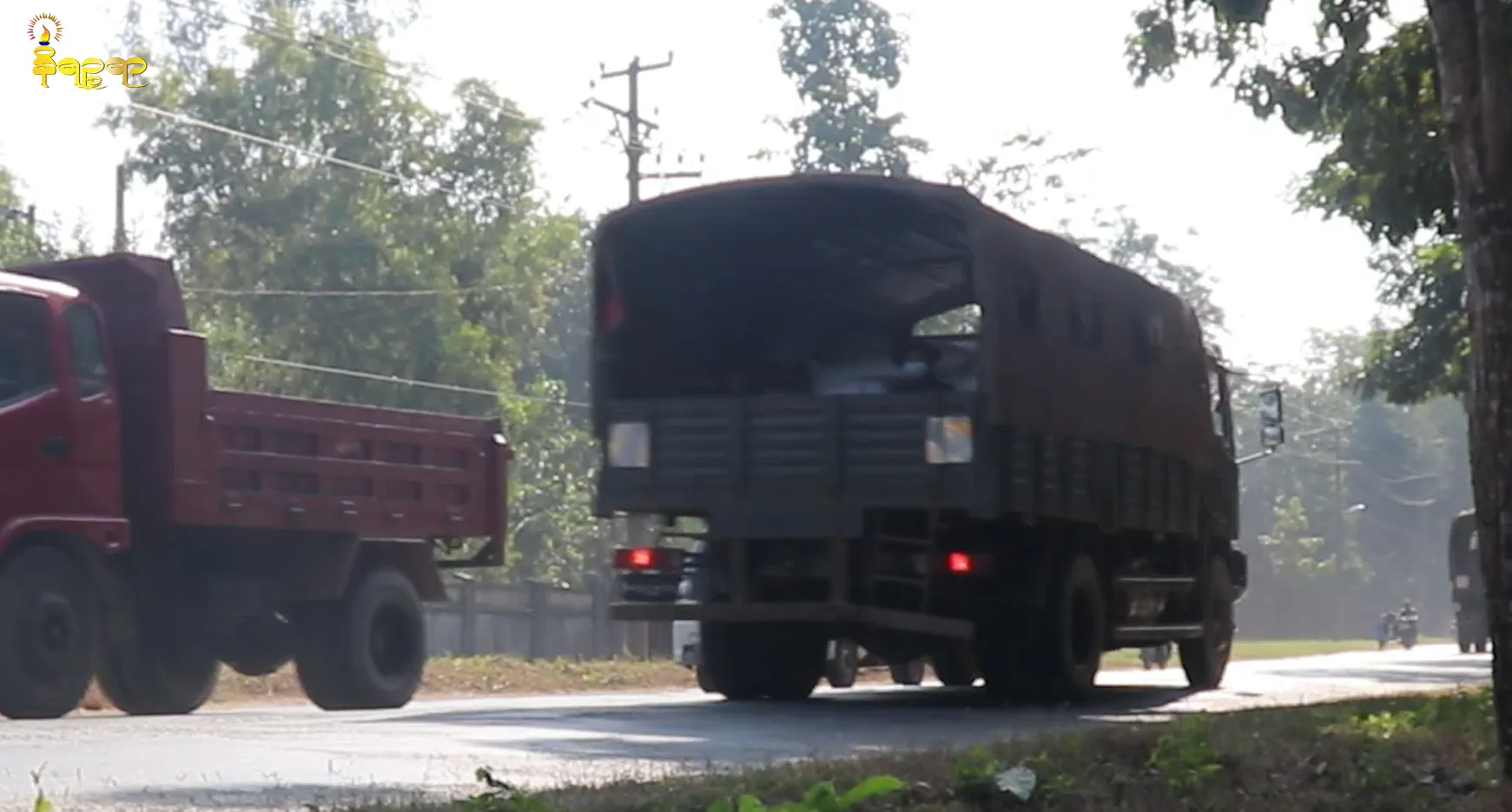 တောင်ကုတ် ပဲခူး ရိုးတိုက်ပွဲသို့ စစ်ကူရန်တက်လာသည့် ကပစ ၆ မှ စစ်ကားများတိုက်ခိုက်ခံရပြီး ကားတခ